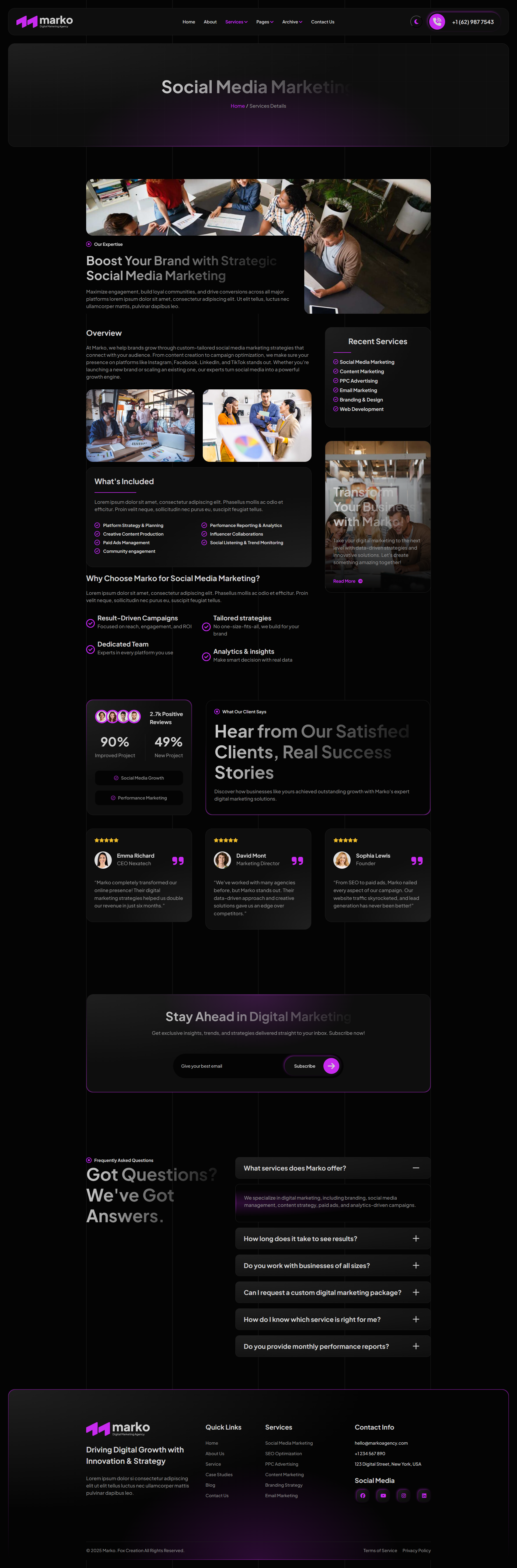 Marko - Digital Marketing Agency React Vite Template by Fox_Creation